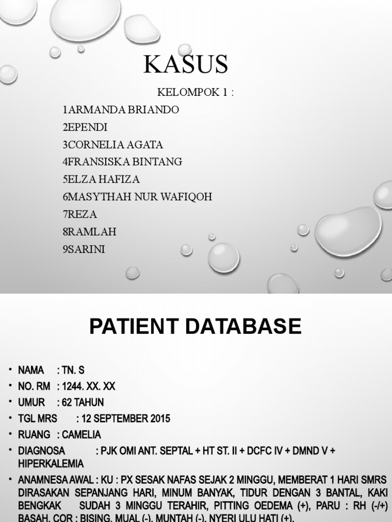 Kelompok 1 Konsep Terapi DRP KASUS | PDF