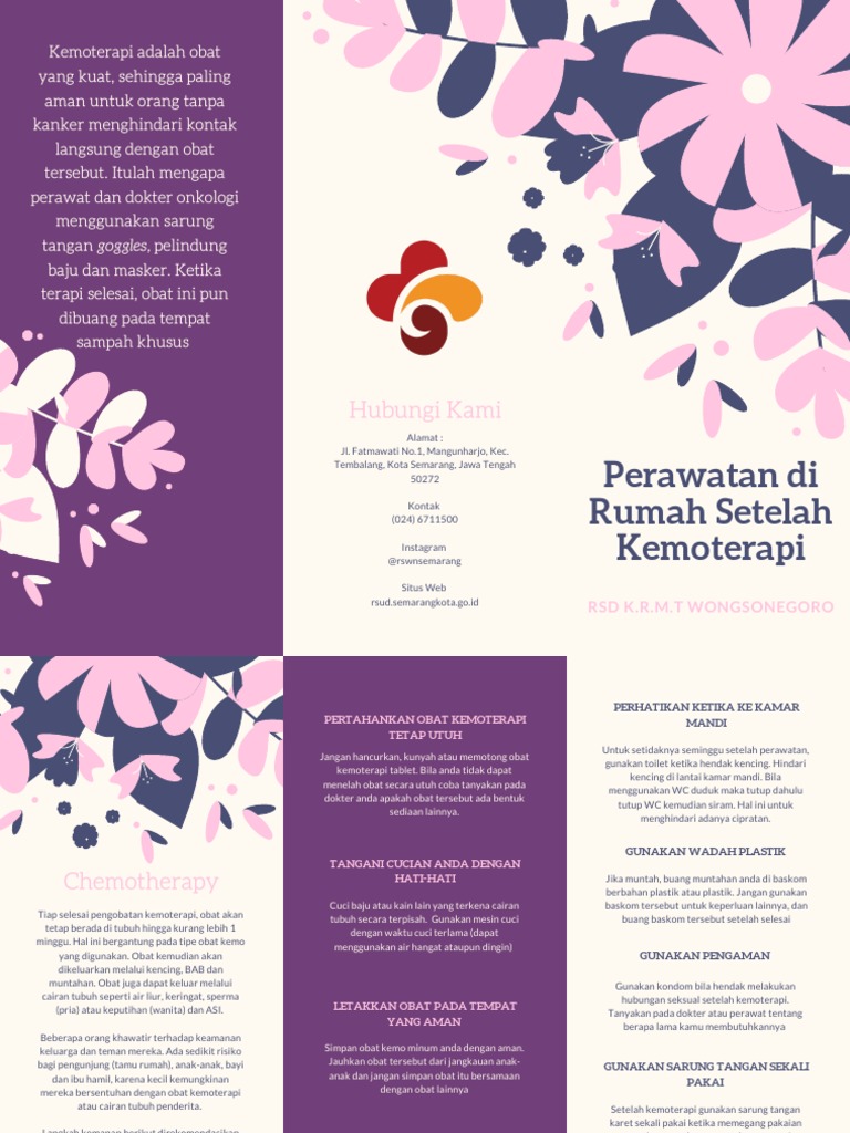 Leaflet Kemo Perawatan Di Rumah | PDF