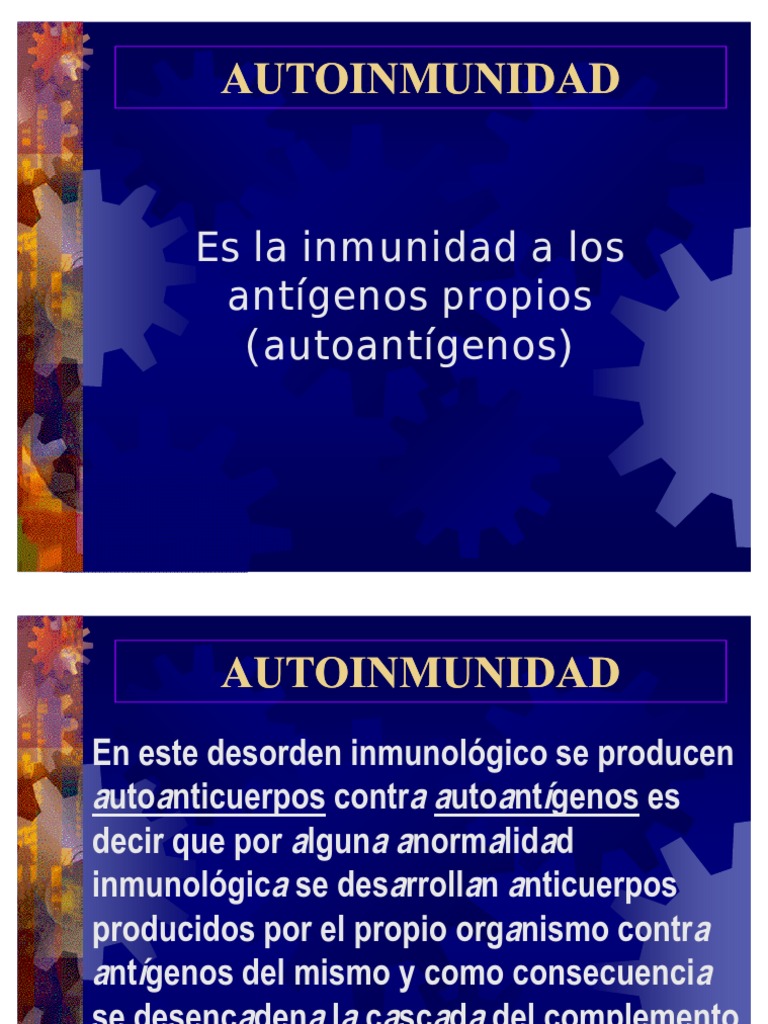 Autoantígenos y Autoinmunidad | PDF | Enfermedad autoinmune | Antígeno