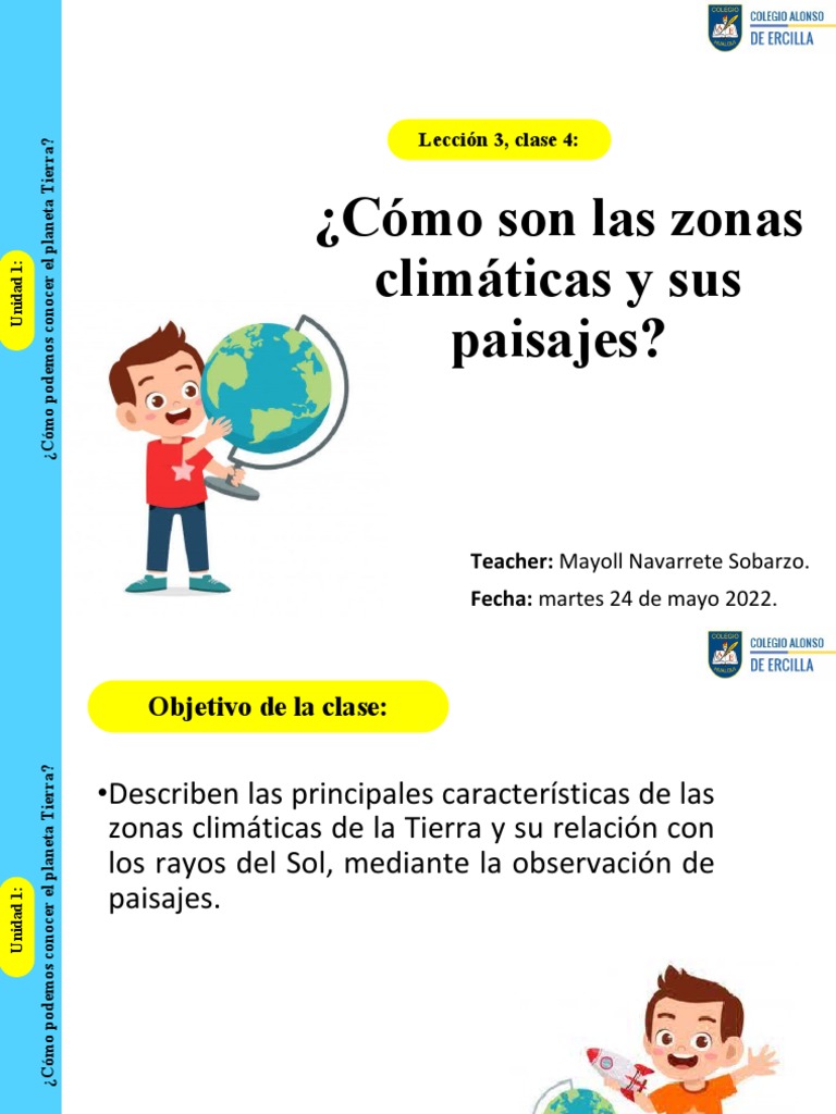 Como Son Las Zonas Climaticas y Sus Paisajes | PDF | Clima | Tierra