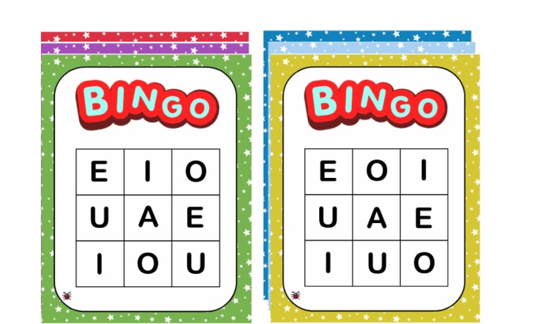 Bingo Vocales | PDF