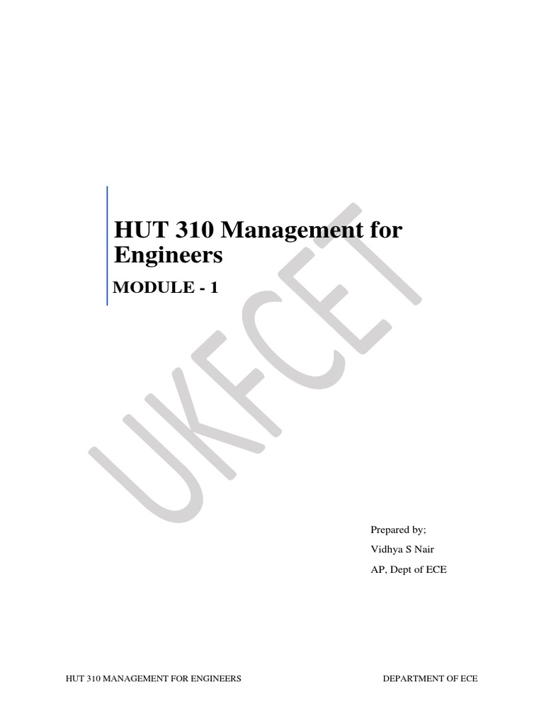 MFE Module 1 . | PDF | System | Scientific Method