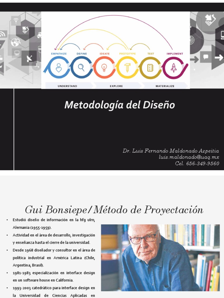 3 Gui Bonsiepe y El Método de Proyectación 2022 | PDF | Diseño | Cognición