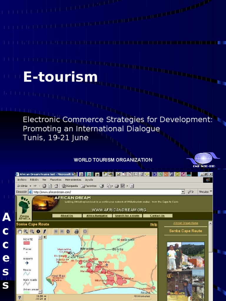 E-Tourism: Electronic Commerce Strategies For Development: Promoting An ...