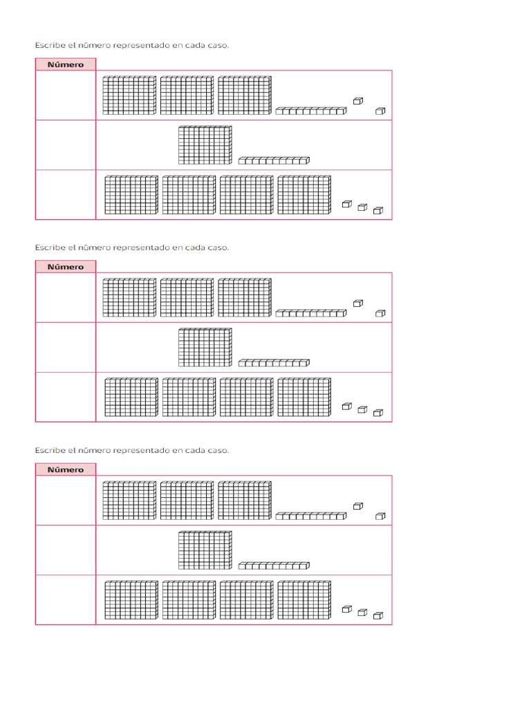 Clase 25 Abril Suma Resta Con Bloques Multibase | PDF