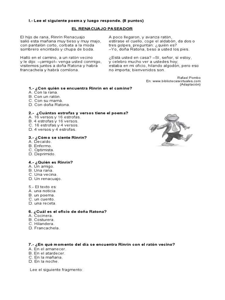 Prueba Poemas | PDF | Rima | Poesía