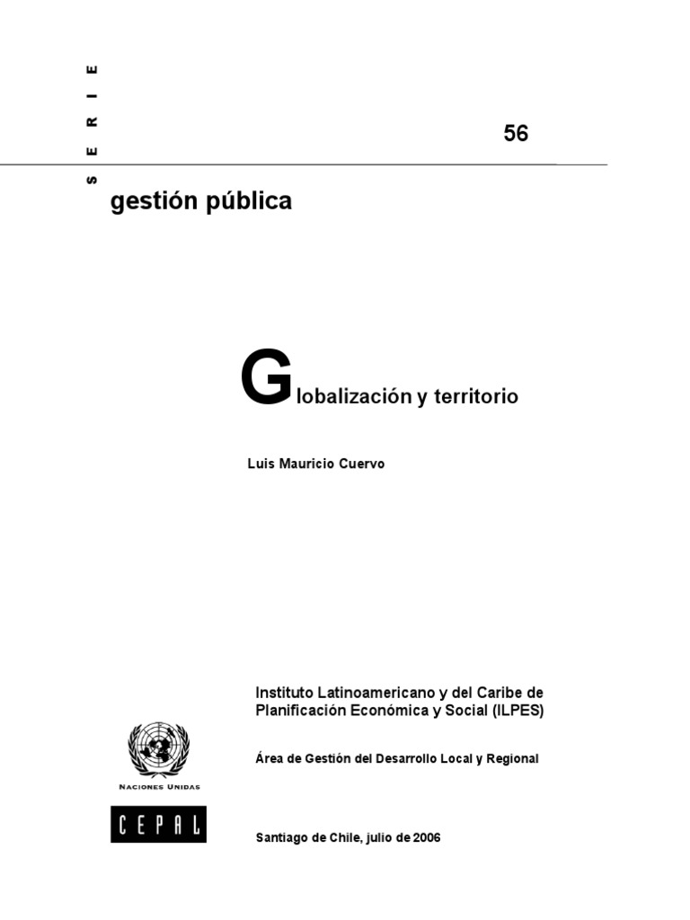 6.luis Cuervo - Globalización y Territorio | PDF | Macroeconómica ...