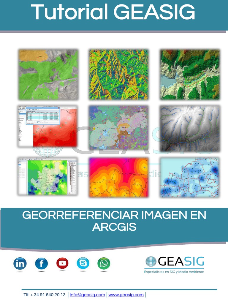 Georreferenciar Imagen ArcGIS | PDF | Mapa | Datos geográficos e información