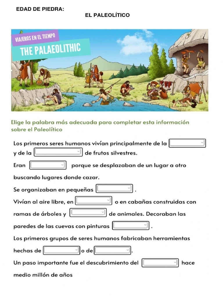 Edad de Piedra y Metales | PDF | Evolución | Biología evolucionaria