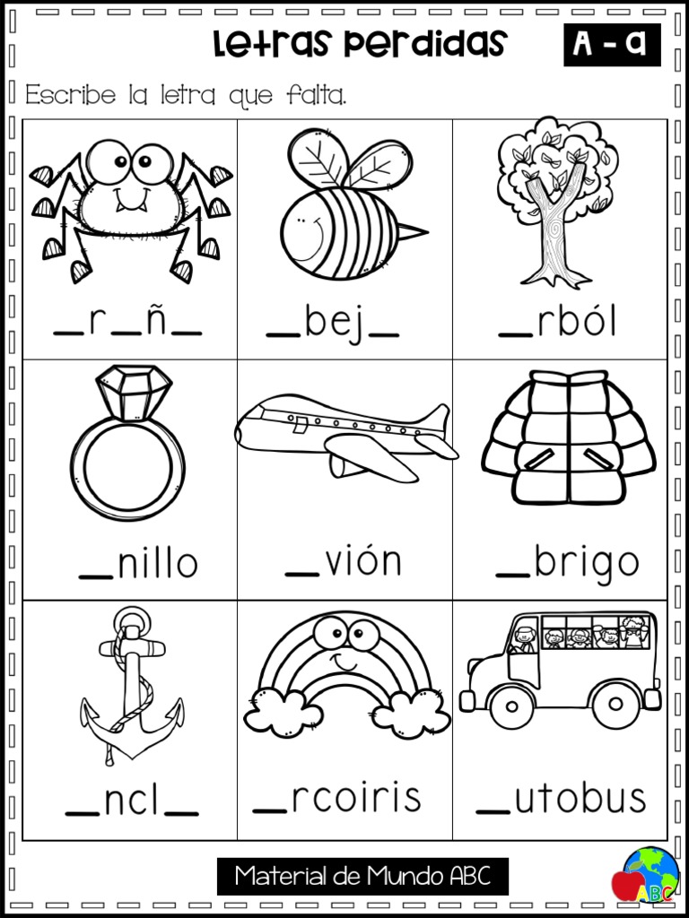 Silabas Perdidas | PDF | Artes del Lenguaje y Comunicación