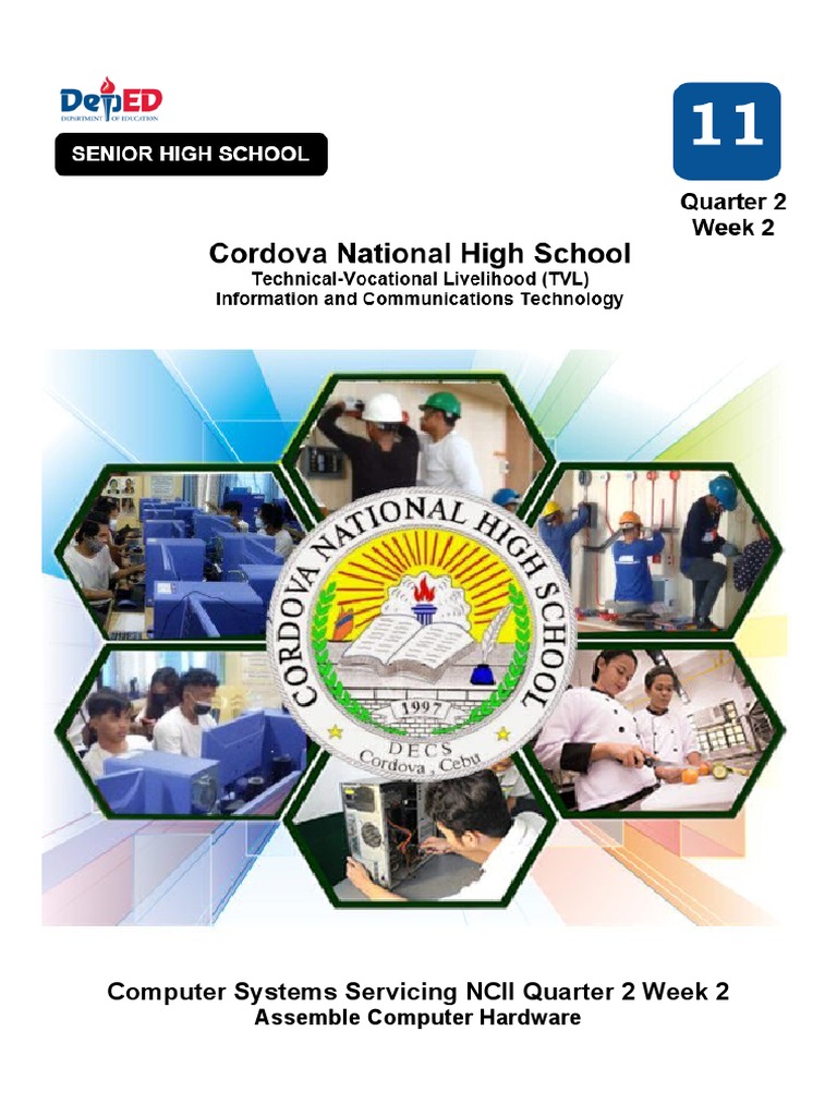 Computer Systems Servicing NCII Quarter 2 Week 2 | PDF | Electrostatic ...