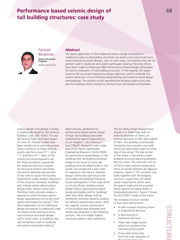 68 - Performance Based Seismic Design of Tall Building Structures - Case Study - tcm12-8478 ...