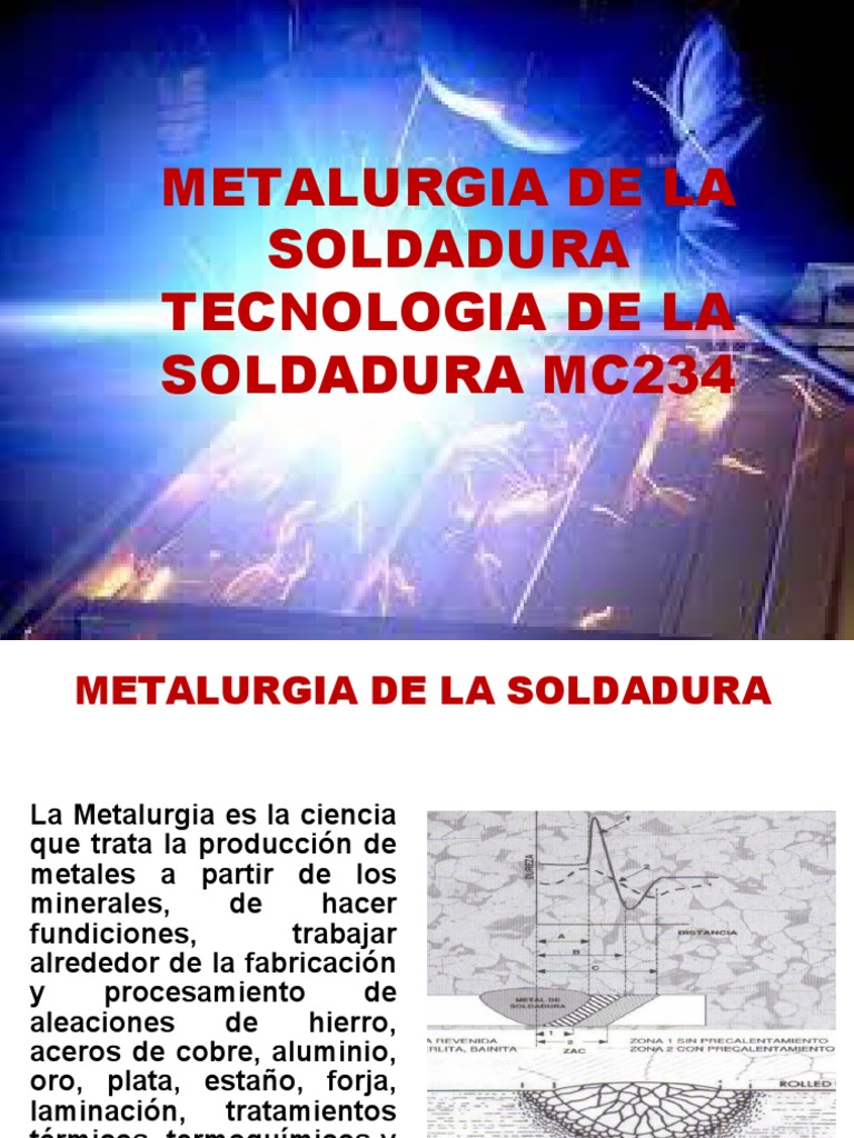 Metalurgia de La Soldadura | PDF | Soldadura | Construcción