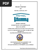 Hotel Project Report | PDF | Tourism | Hotel