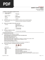 Unleaded Gasoline (Export RON 95) : Safety Data Sheet | PDF | Gasoline ...