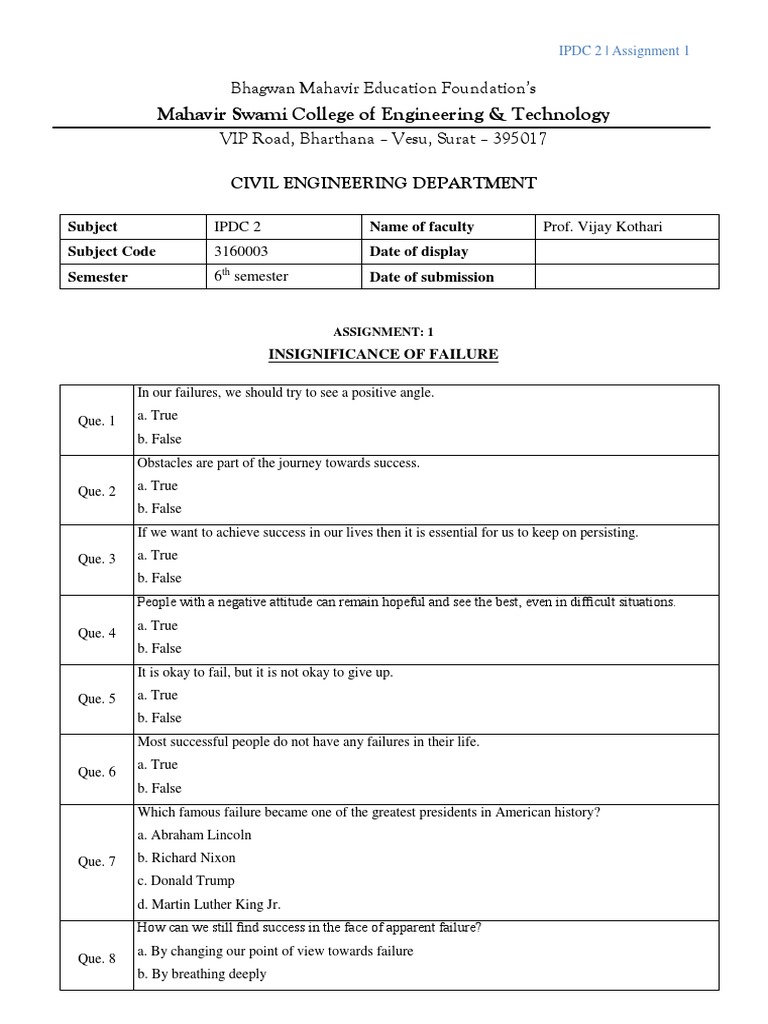 Ipdc - All Assignments | PDF | Résumé