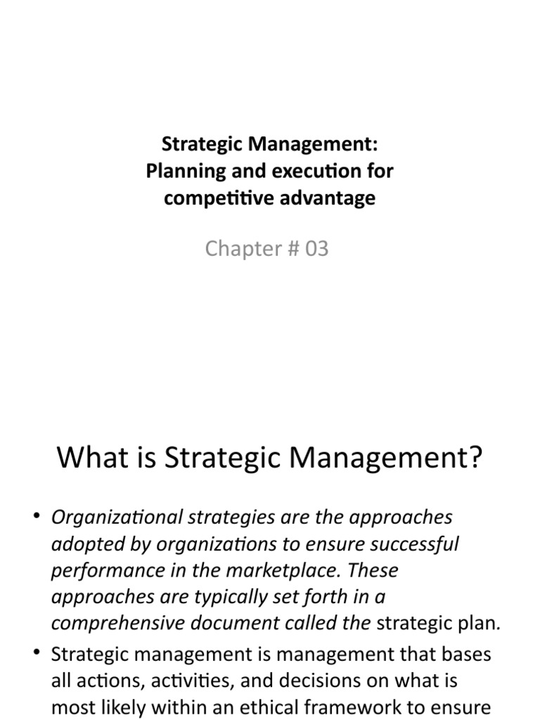 Chapter 3 TQM | PDF | Strategic Management | Swot Analysis