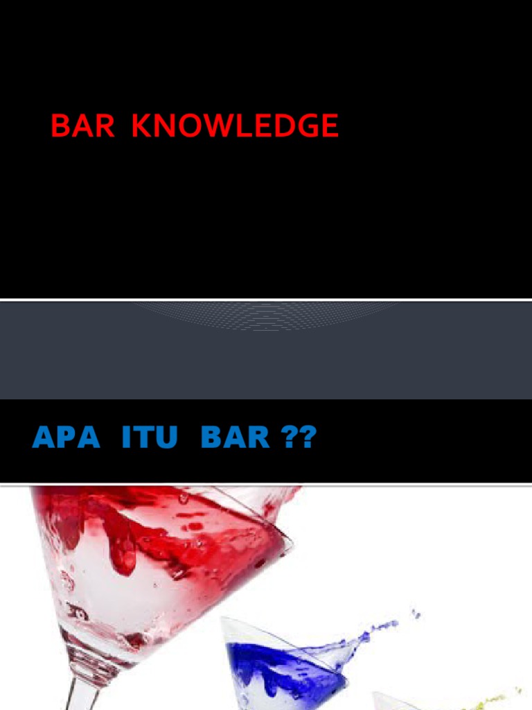 Bar Knowledge 1 | PDF