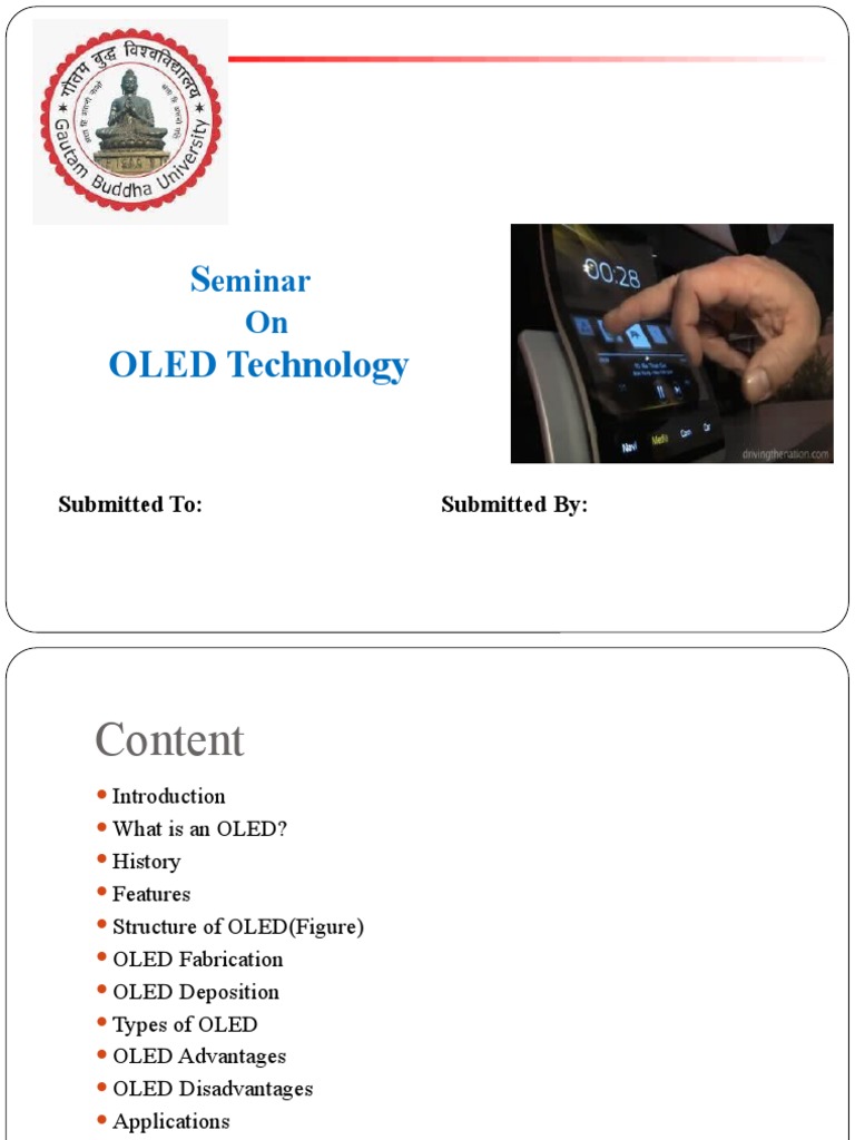 OLED Technology | PDF | Oled | Chemistry