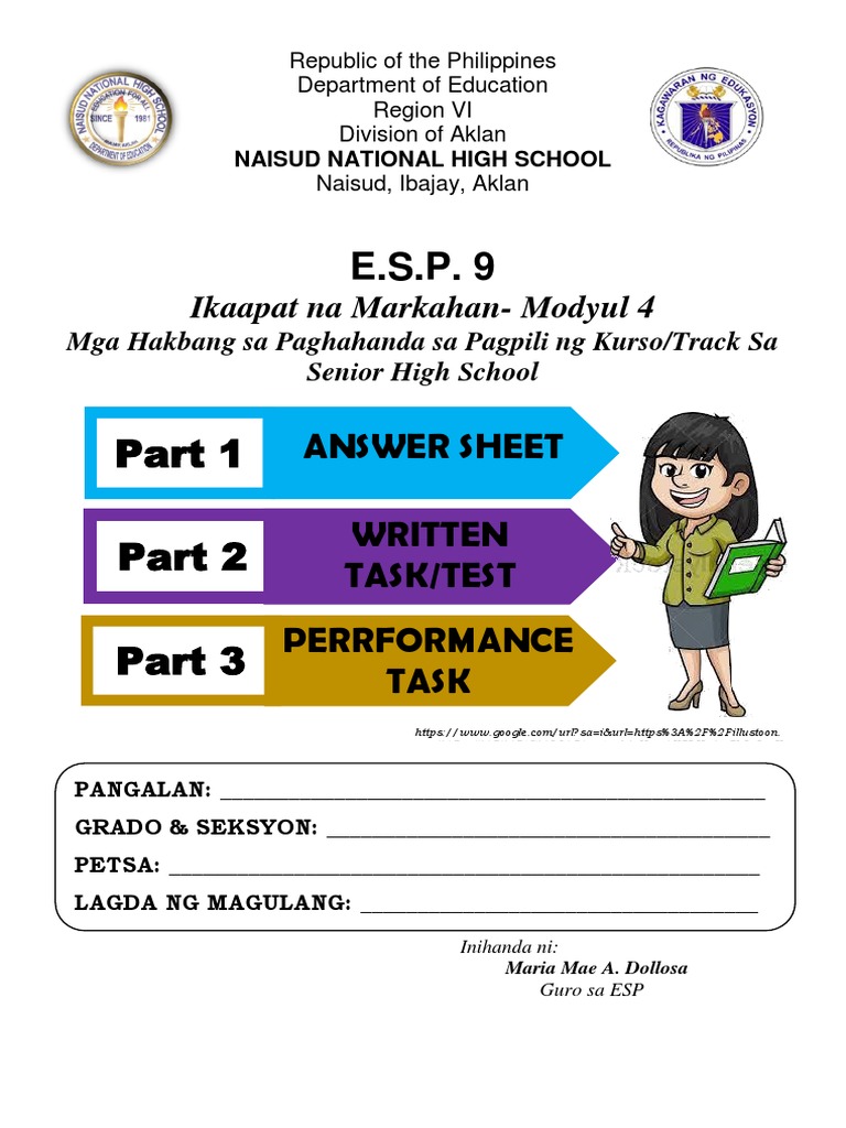 Esp9 Q4-Modyul 4 | PDF