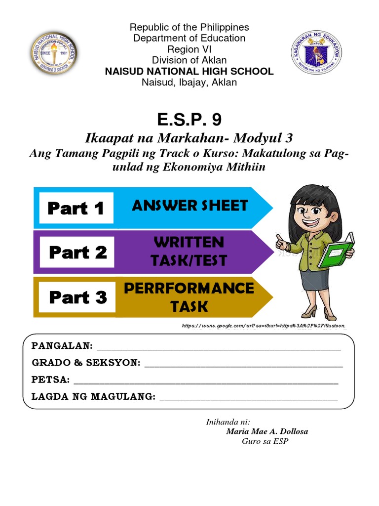 Esp9 Q4-Modyul 3 | PDF