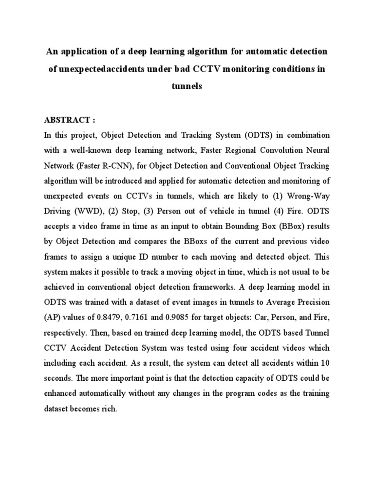 An Application Of A Deep Learning Algorithm For Automatic Detection Of Unexpected Pdf Deep