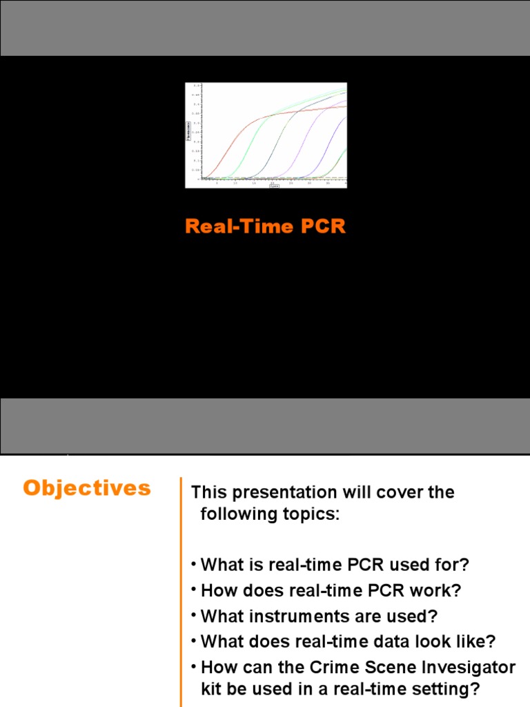 Real-Time PCR Basics | PDF | Real Time Polymerase Chain Reaction ...