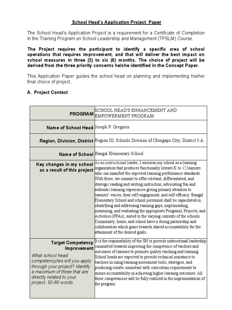 Application Project LRP 2 | PDF | Literacy | Learning