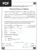 Proforma For Medical Certificate | PDF