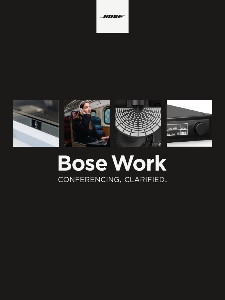 Bose Work: Conferencing Clarified | PDF | Headphones | Loudspeaker