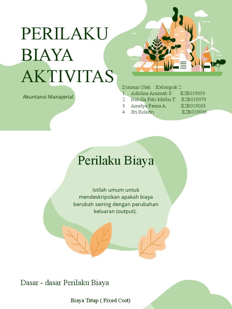Perilaku Biaya Aktivitas Kelompok 2 | PDF