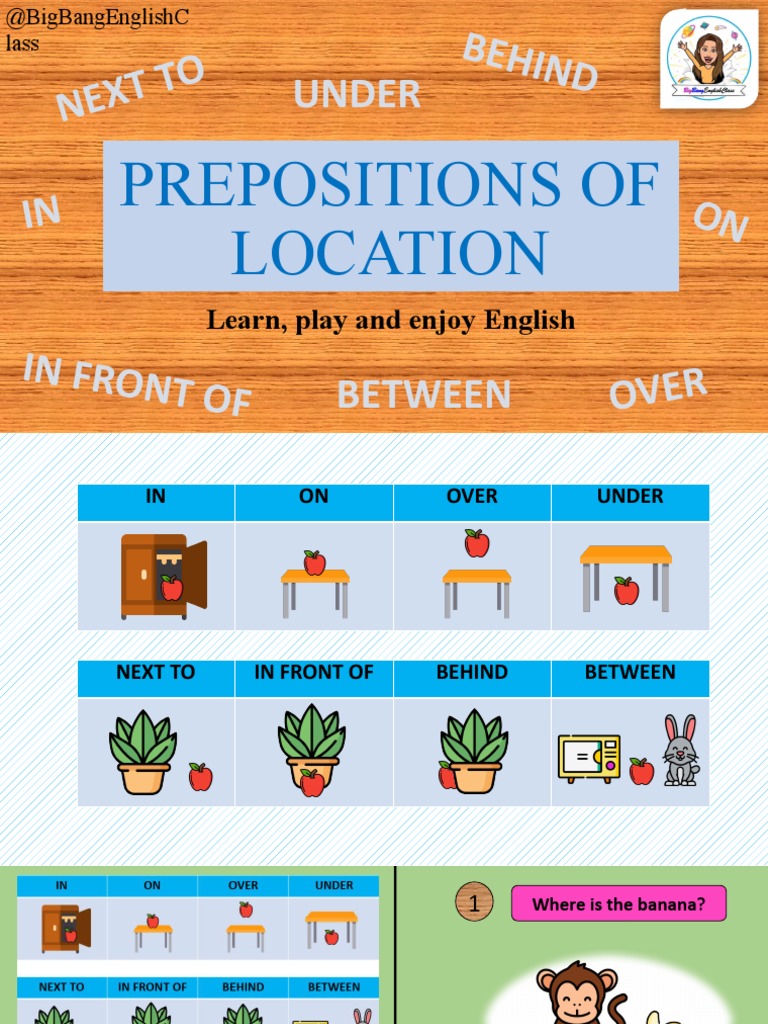 Prepositions of Location | PDF | Edible Fruits