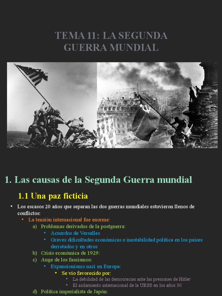 La Segunda Guerra Mundial | PDF | Alemania nazi | Guerra relámpago