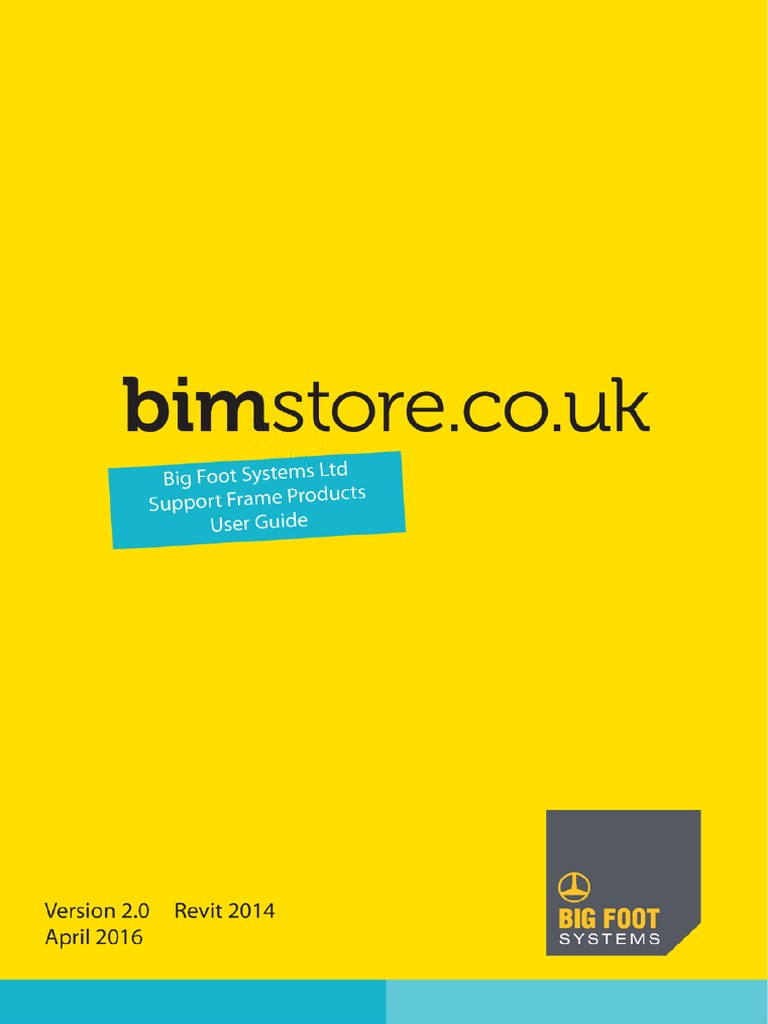 Big Foot Systems Support Frame Products User Guide V2 | PDF