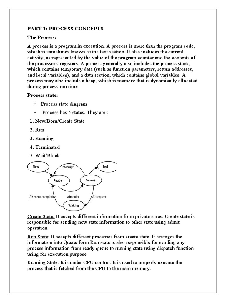 Understanding Process and Thread Concepts in Operating Systems | PDF | Thread (Computing ...