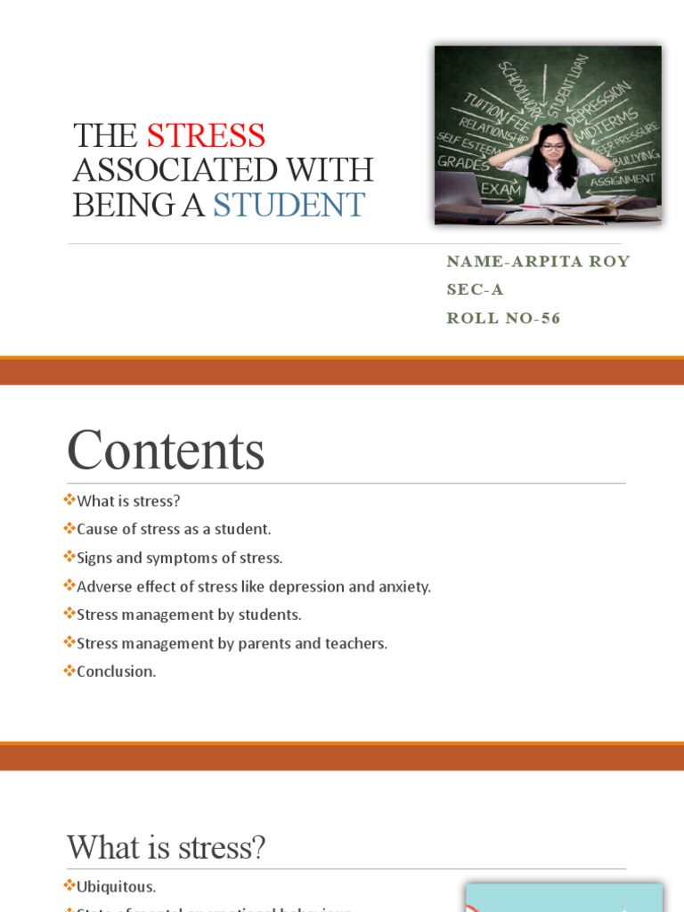 Managing Student Stress and Anxiety | PDF