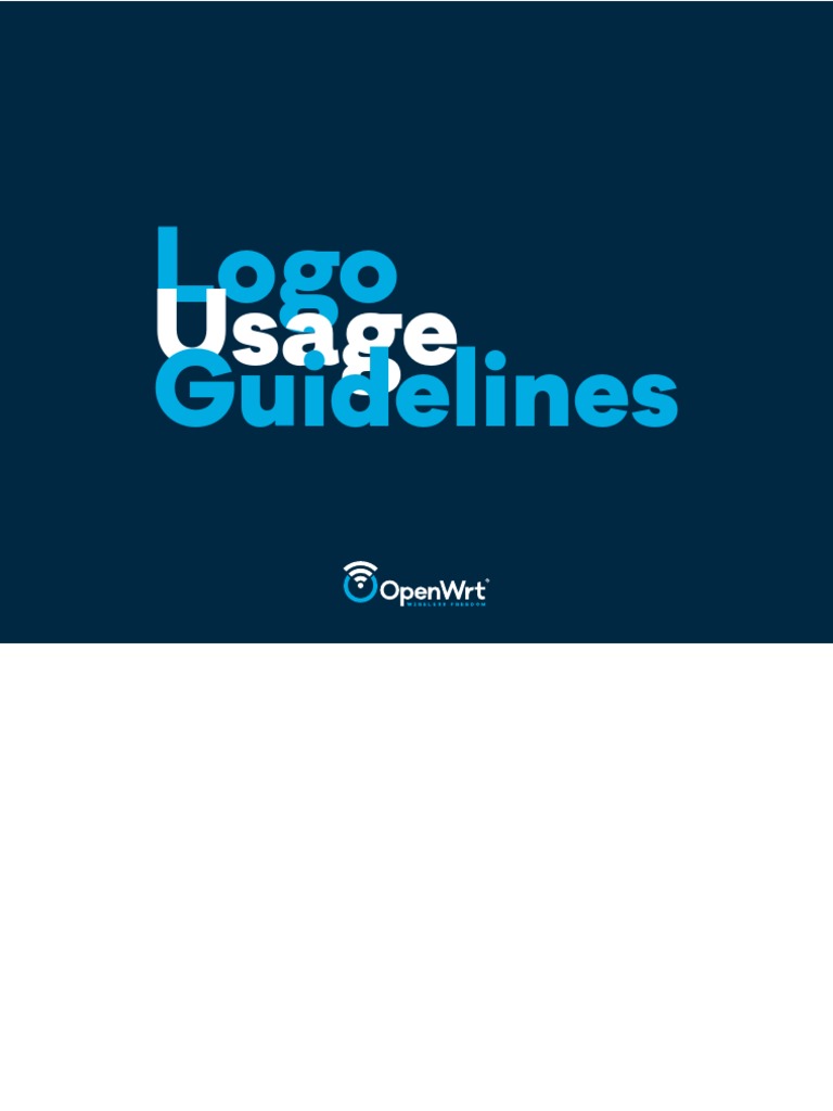 Openwrt Logo Usage Guidelines | PDF | Logos | Graphic Design