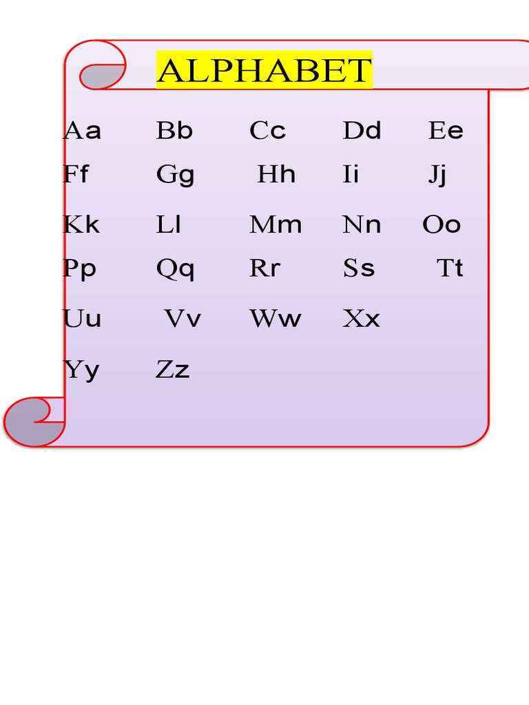 ALPHABET | PDF