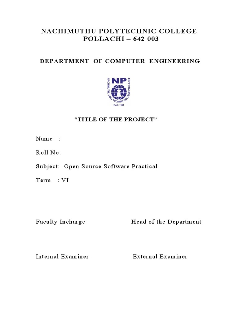 Mini Project Sample Documentation | PDF