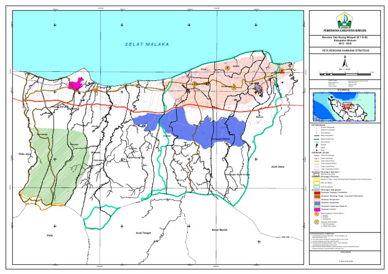 PETA RENCANA KAWASAN STRATEGIS - RBI Jadi | PDF