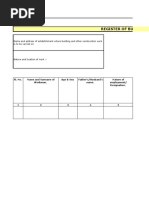 Form Xiii - Workman Register | PDF