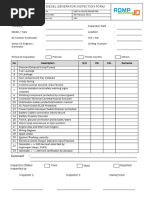 Daily Inspection Checklist For Diesel Tanker | PDF