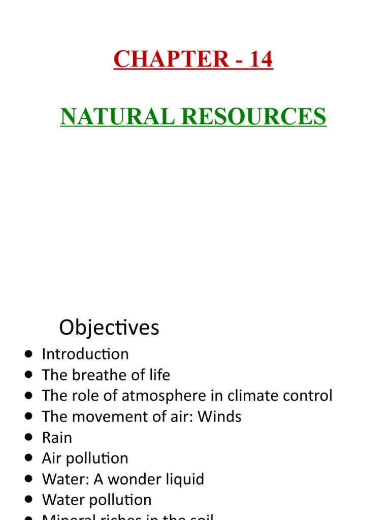 Understanding Earth's Natural Resources | PDF | Atmosphere Of Earth | Soil