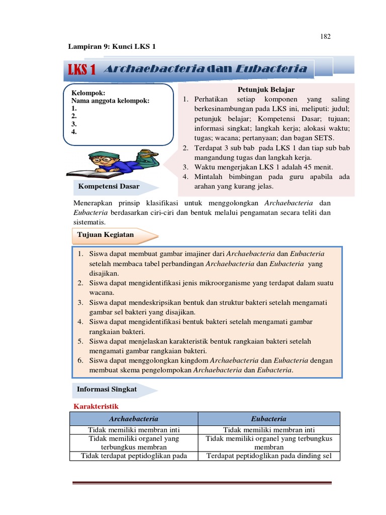 Lampiran 9 Kunci LKS 1 | PDF