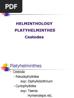 Cestodes (Table) | PDF | Medical Specialties | Diseases And Disorders