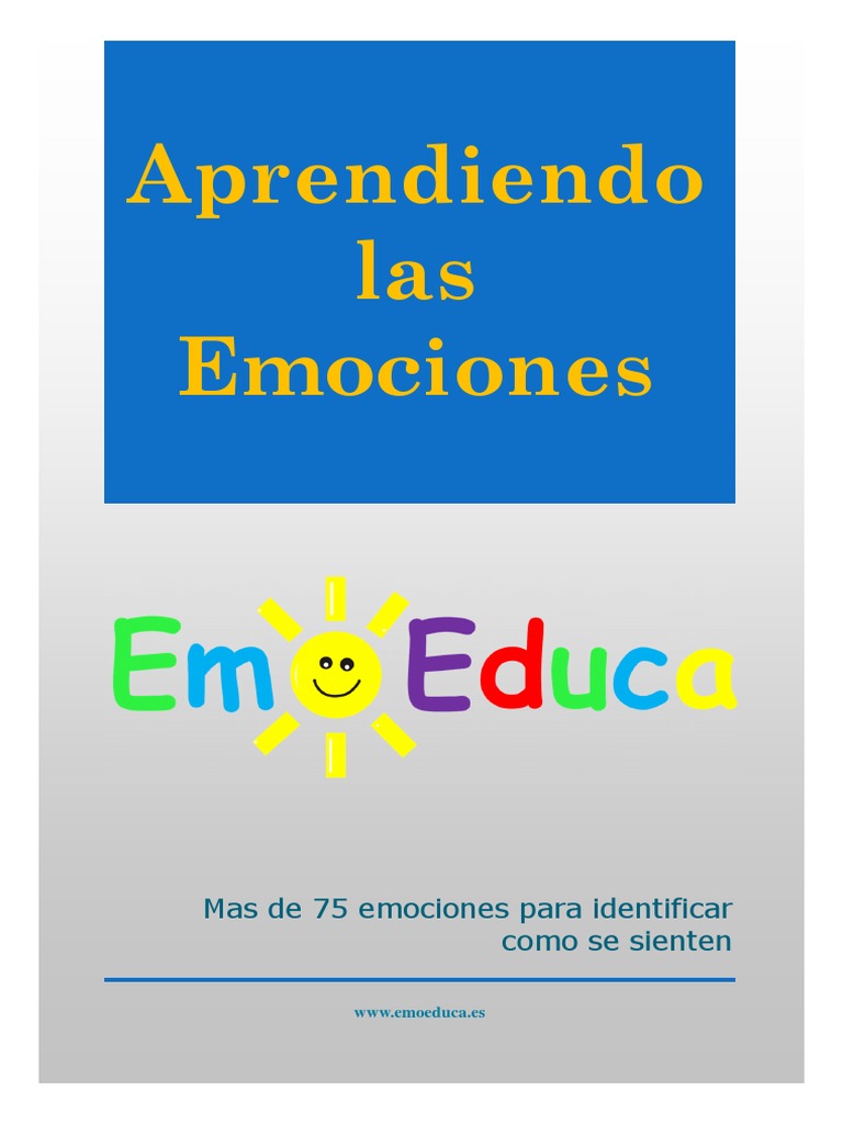 Aprendiendo Las Emociones Pdf Asco Temor