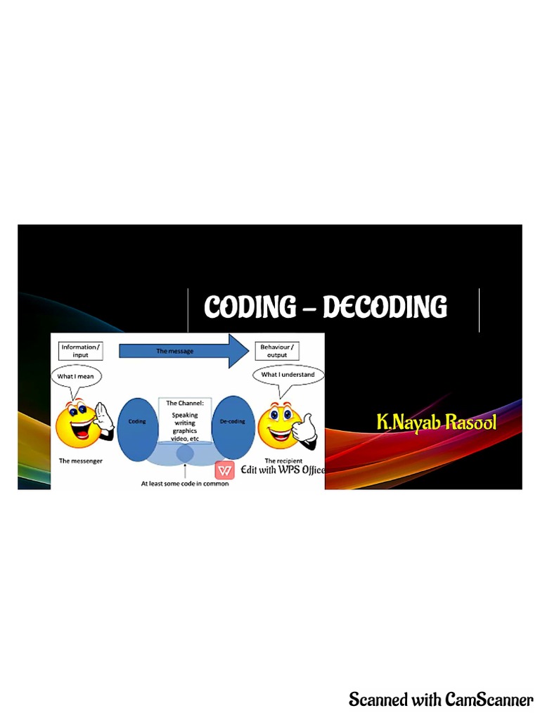 Coding Decoding | PDF