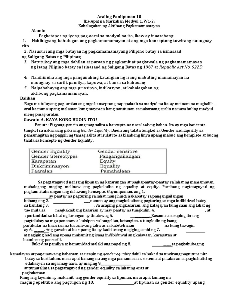 AP10 Q4 M1 WK 1 2shortened | PDF
