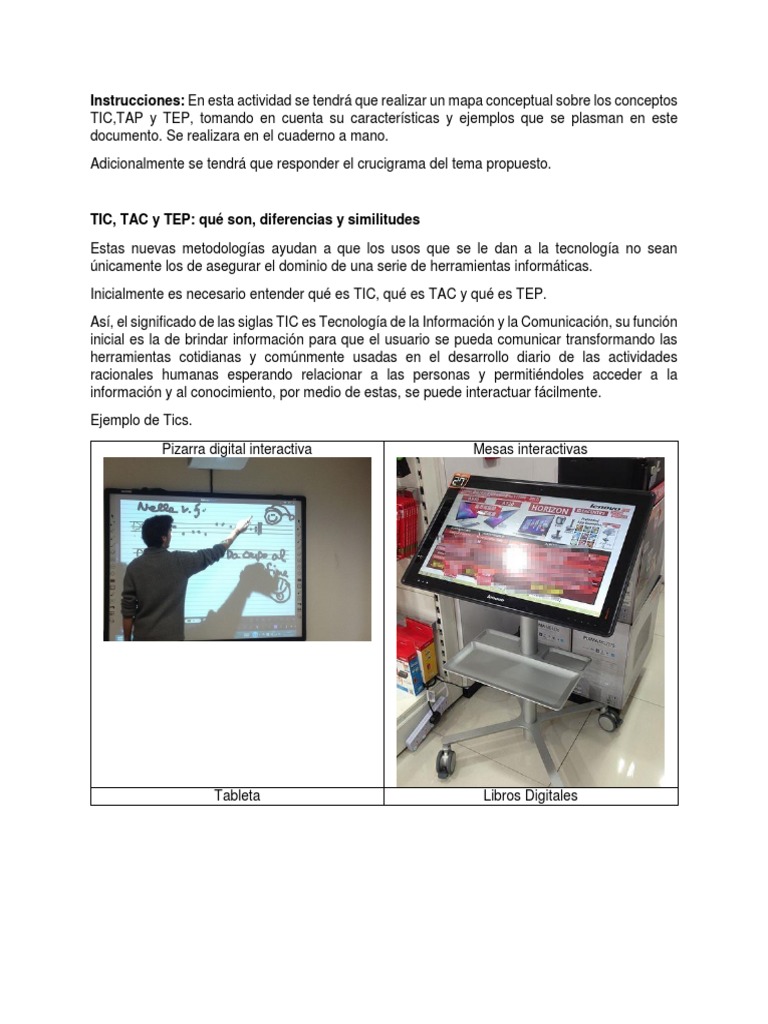 Tic, Tap y Tep | PDF | Tecnología de información y comunicaciones ...