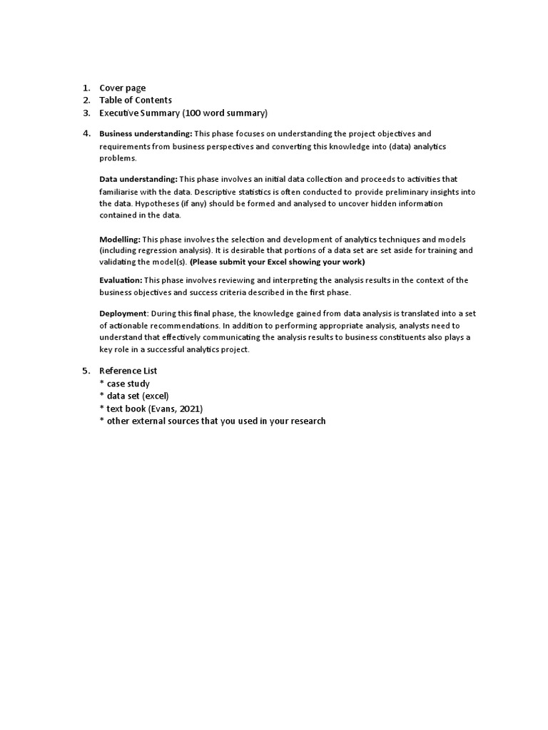 A3 Recommended Outline | PDF